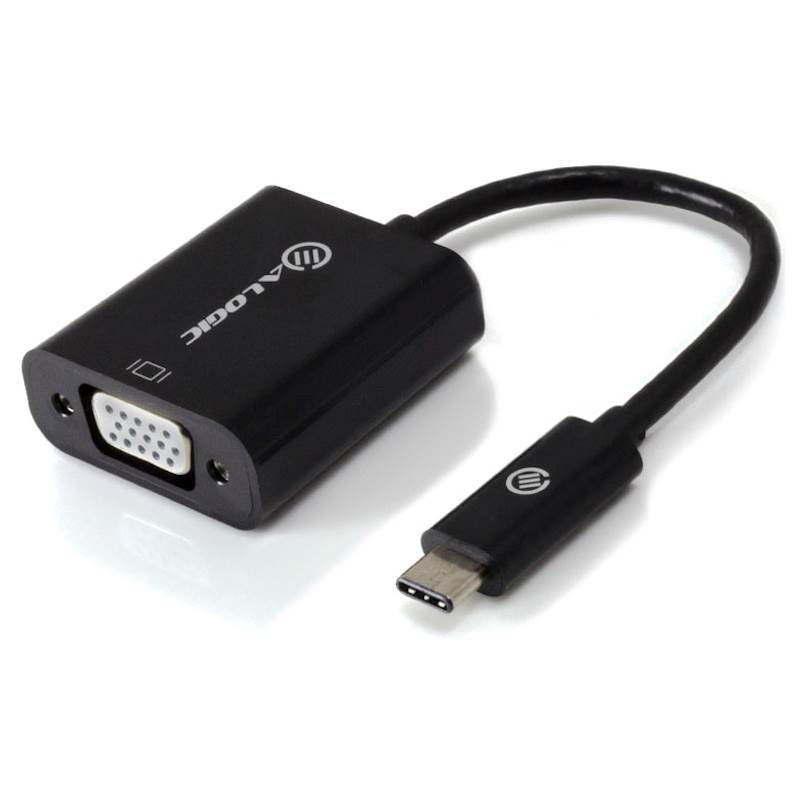 Alogic 10cm USBC to VGA Adapter Black UCVGA-ADP
