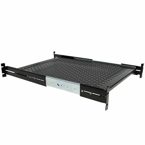 StarTech 2U Sliding Vented Rack Mount Shelf UNISLDSHF19