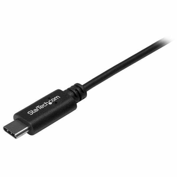 StarTech 1m USB 2.0 Type-C to Type-A Cable (M/M) - Black USB2AC1M