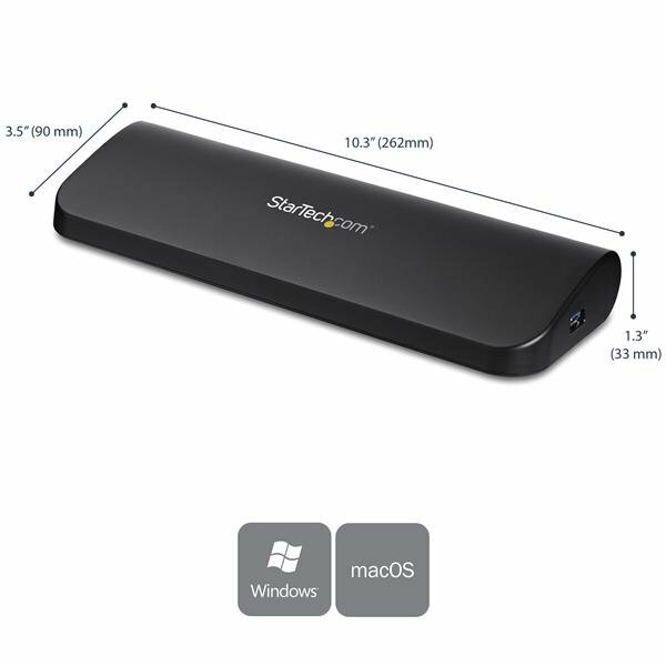 StarTech Dual Monitor USB 3.0 Docking Station - HDMI & DVI/VGA - TAA ... StarTech Dual Monitor USB 3.0 Docking Station - HDMI & DVI/VGA - TAA ...