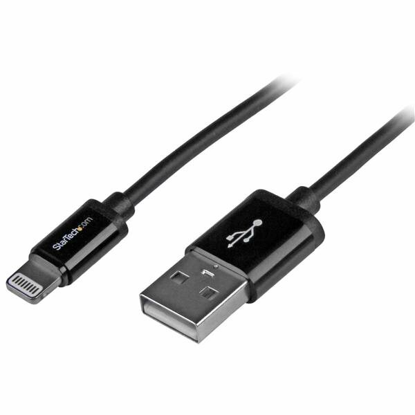 StarTech 90cm Black 8-pin Lightning to USB Cable USBLT1MB