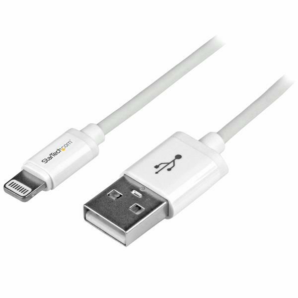 StarTech 90cm White 8-pin Lightning to USB Cable USBLT1MW