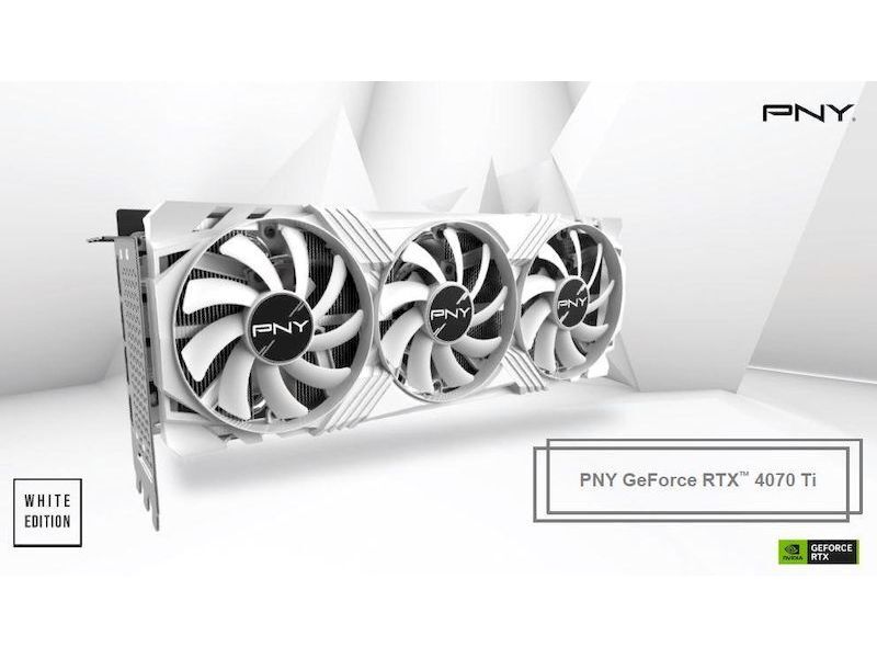 PNY RTX4070,Ti,12GB,TRPLFAN,WHITE,PB,PNY GPU Graphics Card |DeviceDeal