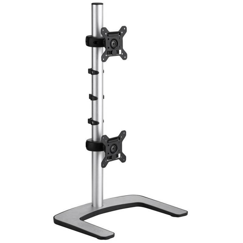Atdec Visidec VFS-DV Freestanding LCD Monitor Stand for Dual Monitors ...