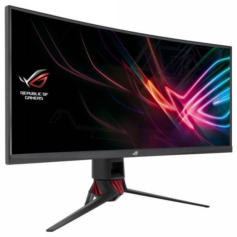 ASUS ROG Strix XG35VQ 35" UWQHD Curved Ultra Wide 100Hz FreeSync Gaming ...