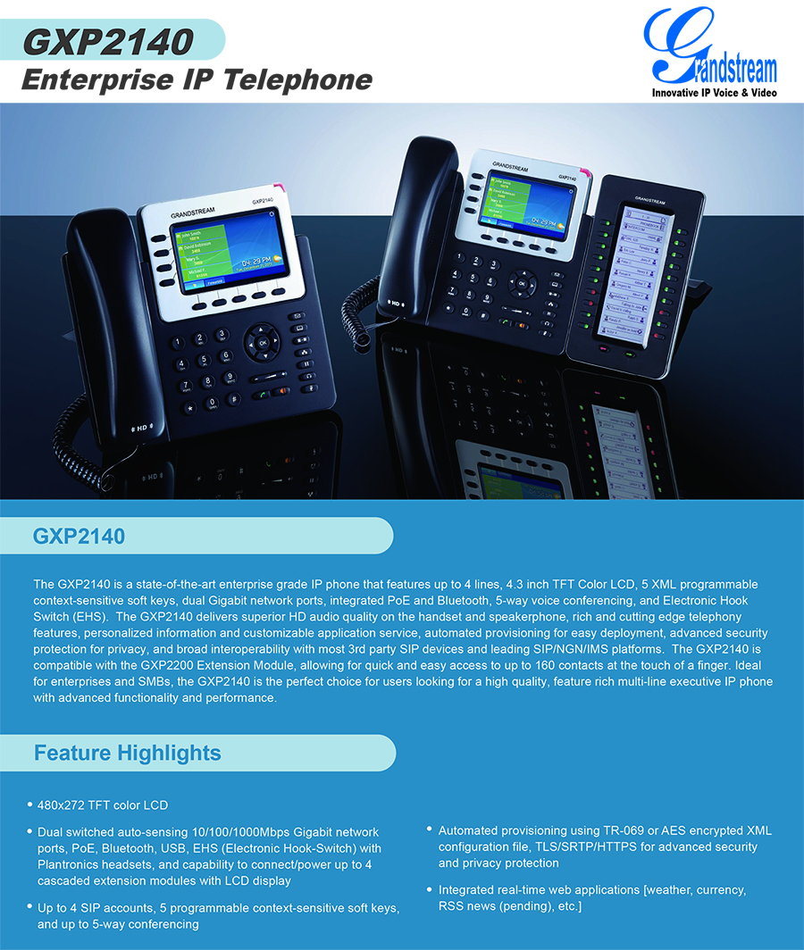 Buy Grandstream GXP2140 | Device Deal Australia