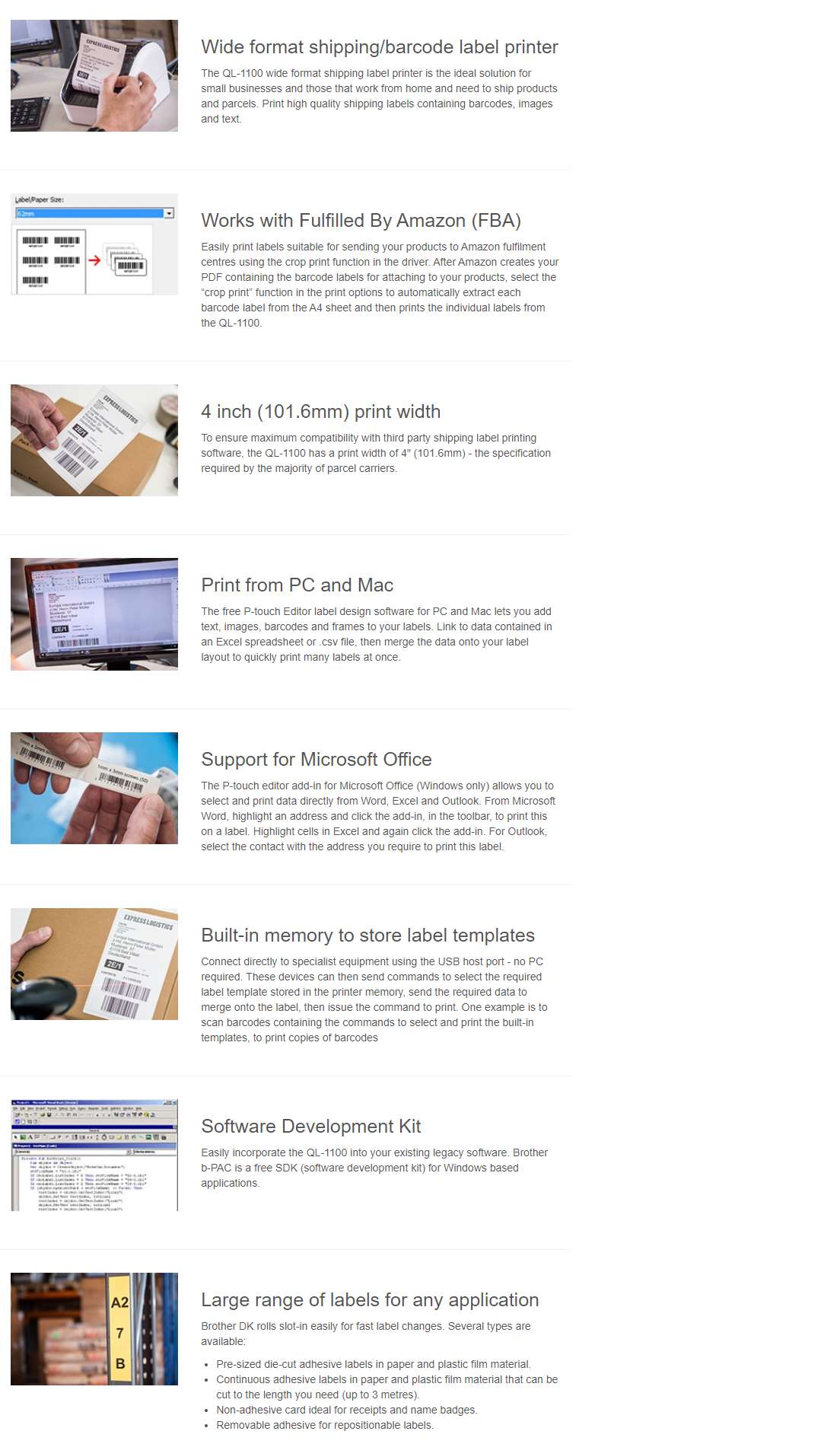 Brother QL-1100 Professional Label Printer QL-1100